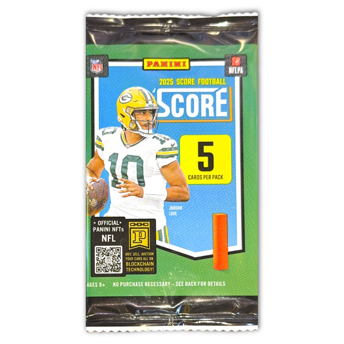 2025 Panini Score NFL Football 5/Card Retail Pack